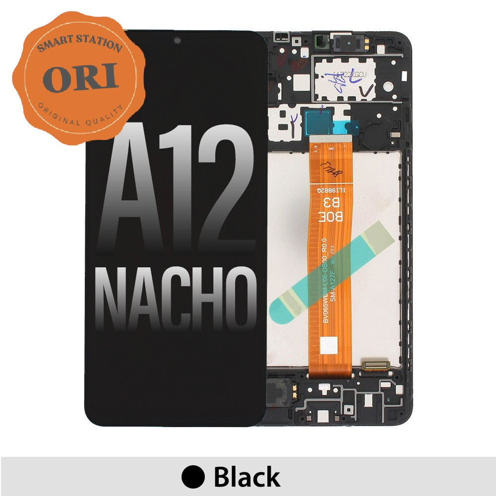 [Original] Samsung A12s A127 Screen Replacement with Frame (As same as ...